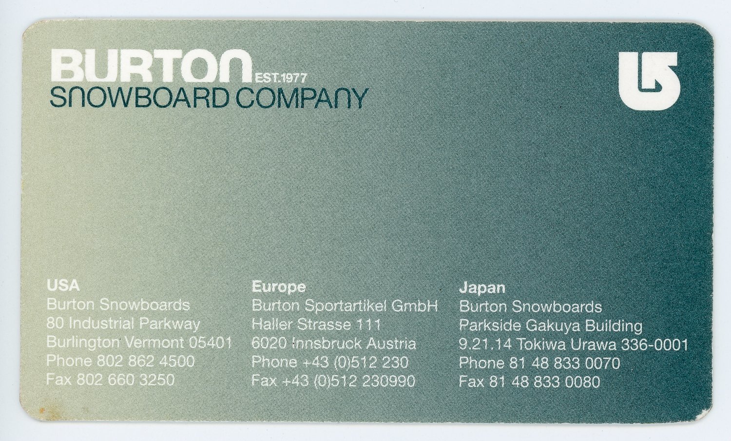 Web Developer at Burton Snowboards - AndrewKnight.com